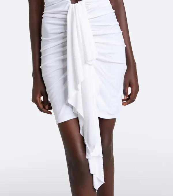 Christopher Esber Salacia Ruched Jersey Minidress