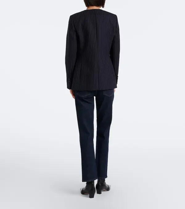 FRAME Cigarette Cropped Straight Jeans