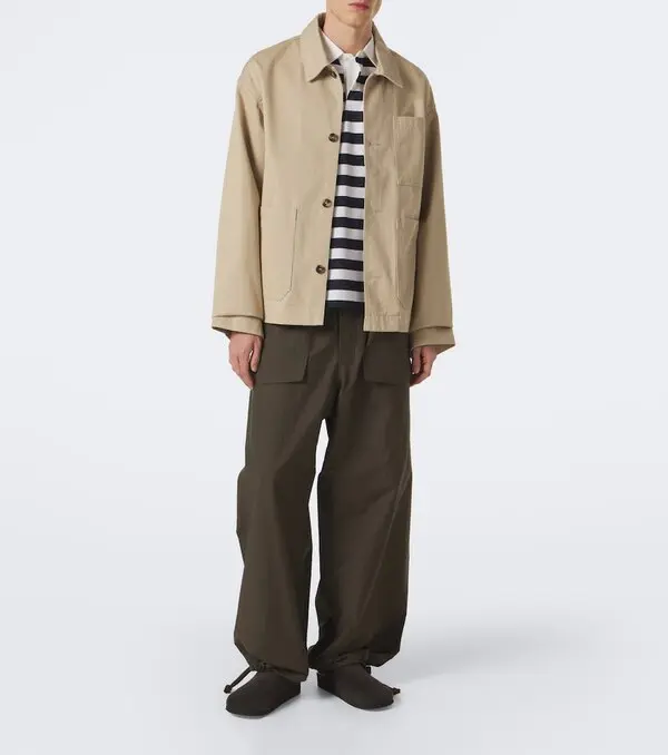 JW Anderson Embroidered Cotton Canvas Jacket