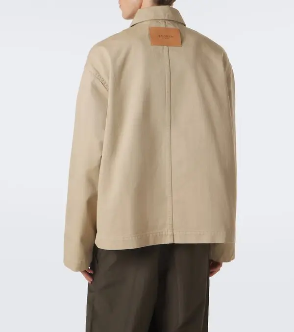 JW Anderson Embroidered Cotton Canvas Jacket