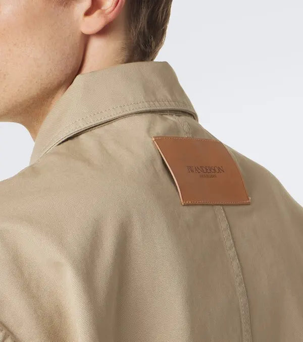 JW Anderson Embroidered Cotton Canvas Jacket