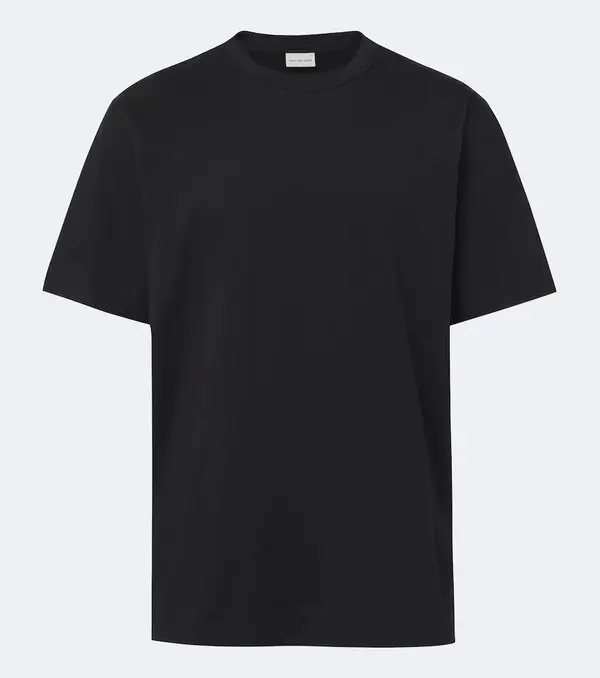 Dries Van Noten Cotton Jersey T-shirt - Black