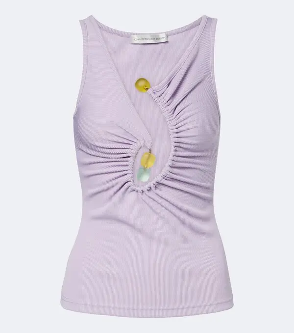 Christopher Esber Spiral Top - Purple