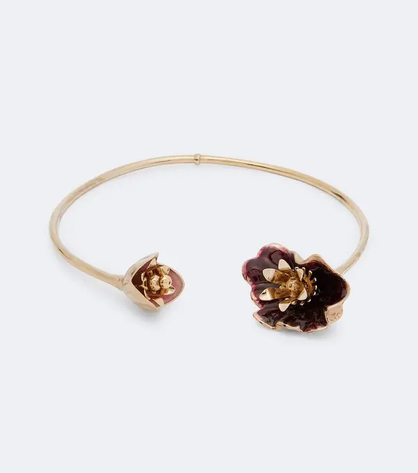 Rabanne Floral Cuff - Gold