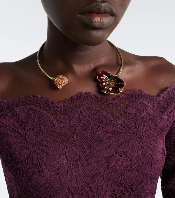 Rabanne Floral Cuff