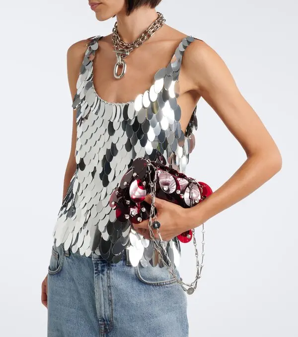 Rabanne Sequin-embellished Top