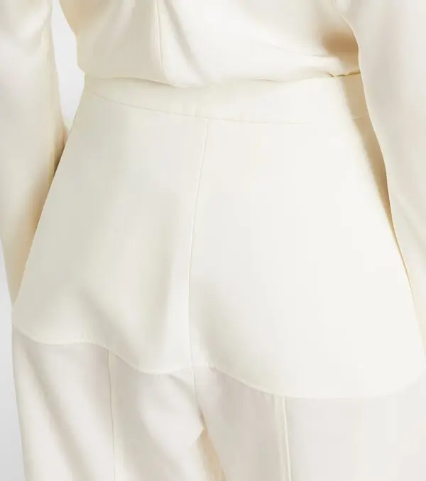 RÓHE Virgin Wool Balloon Pants - White