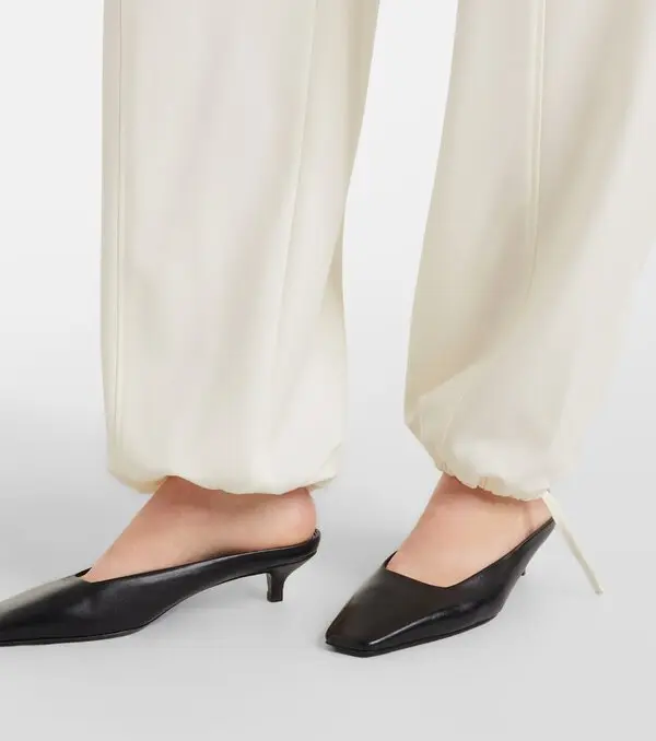 RÓHE Virgin Wool Balloon Pants - White