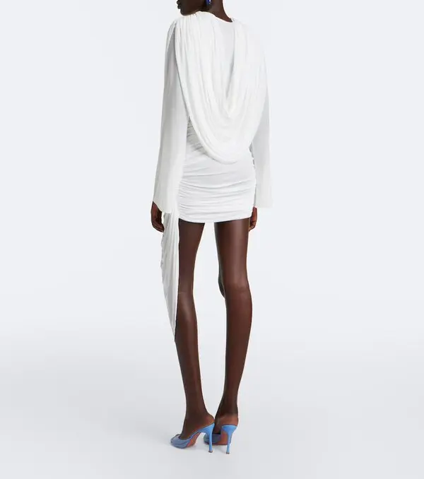 Christopher Esber Ripple Draped Asymmetric Minidress