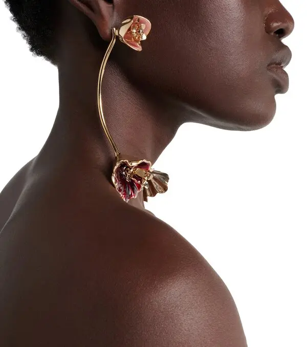 Rabanne Floral Drop Earrings