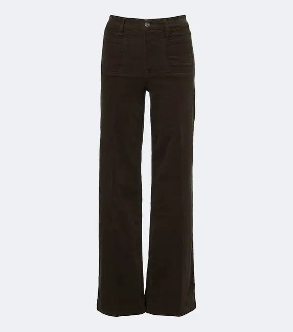 FRAME Le Slim Palazzo Wide-leg Jeans - Green