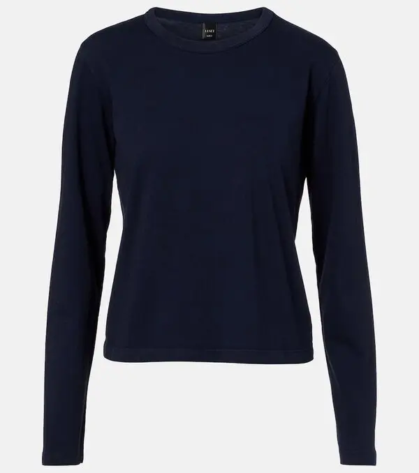 LESET Margo Cotton Jersey T-shirt - Blue