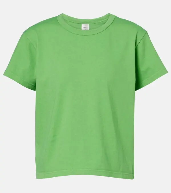 LESET Margo Cotton Jersey Crewneck T-shirt - Green