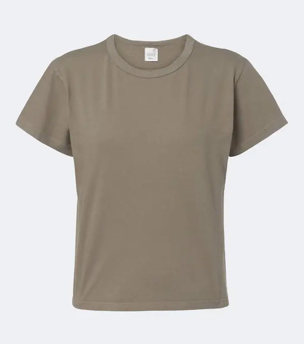 LESET Margo Cotton Jersey Striped T-shirt - Green