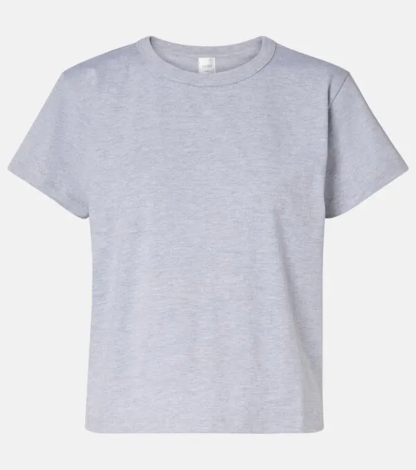 LESET Margo Cotton Jersey Striped T-shirt - Grey