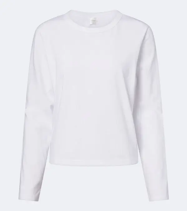 LESET Margo Cotton Jersey T-shirt - White