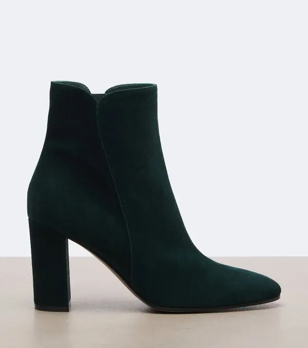 GIANVITO ROSSI Suede Ankle Boots