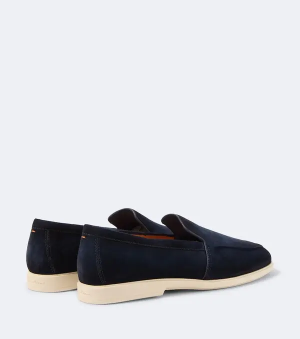 Santoni Suede Loafers