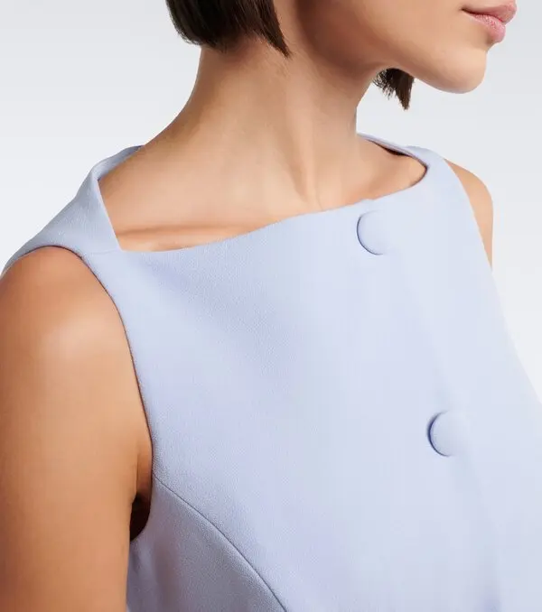 Safiyaa Robbie Crepe Top - Blue