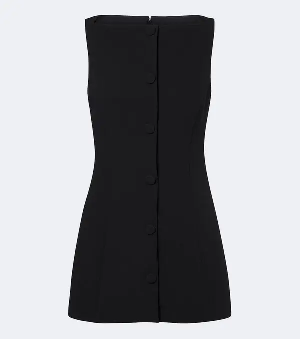 Safiyaa Robbie Cr�pe Top - Black
