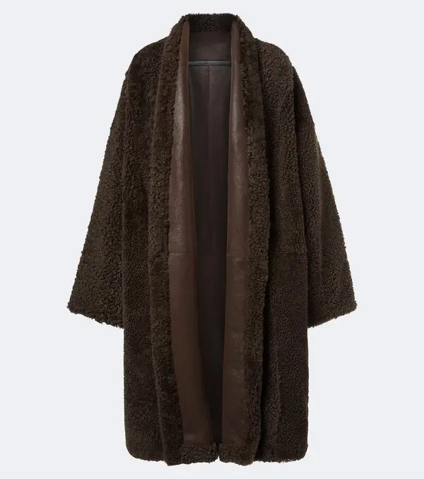 TOM FORD Reversible Cashmere And Leather Coat - Brown