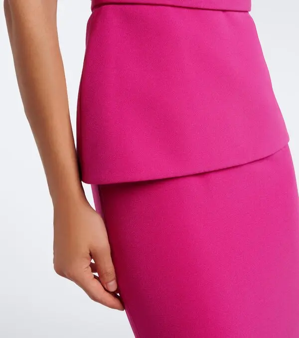 Safiyaa Loura Off-shoulder Cr�pe Gown