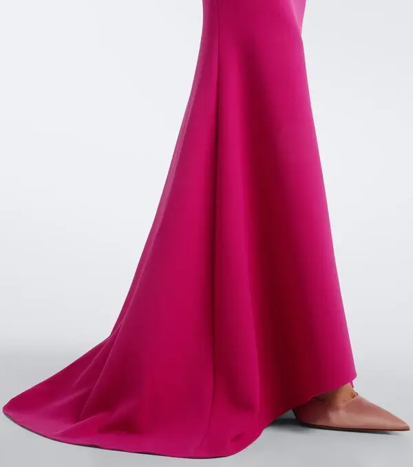 Safiyaa Loura Off-shoulder Cr�pe Gown