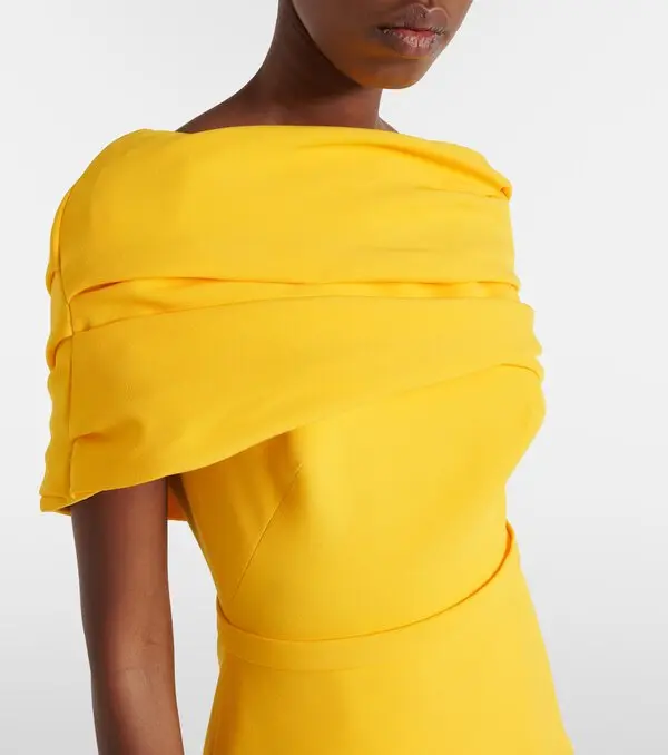 Safiyaa Loura Off-shoulder Gown - Yellow