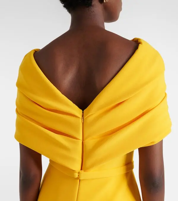 Safiyaa Loura Off-shoulder Gown - Yellow