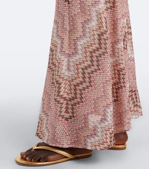 Missoni Zigzag Knitted Maxi Skirt