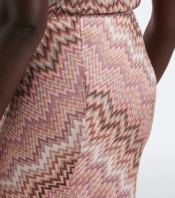Missoni Zigzag Knitted Maxi Skirt