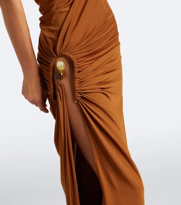Christopher Esber Helix Crystal Draped Gown