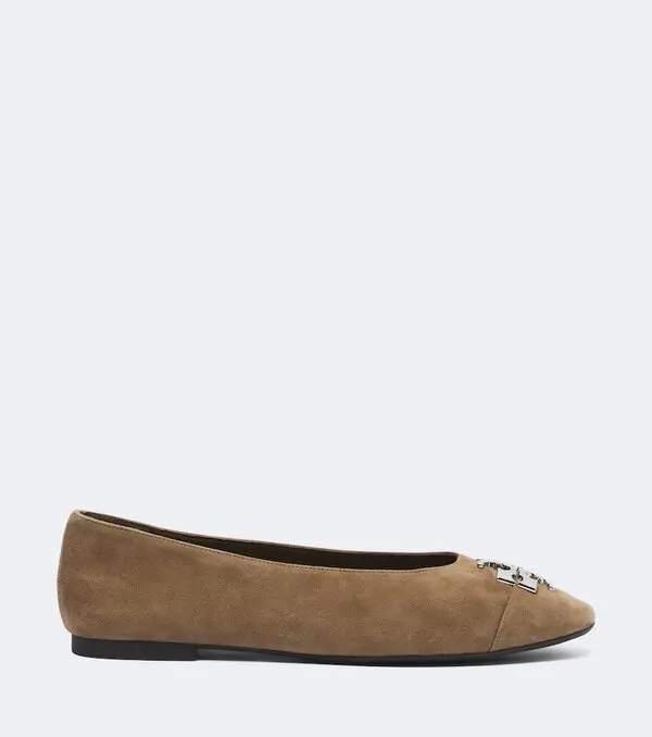 Tory Burch Charlie Suede Ballet Flats