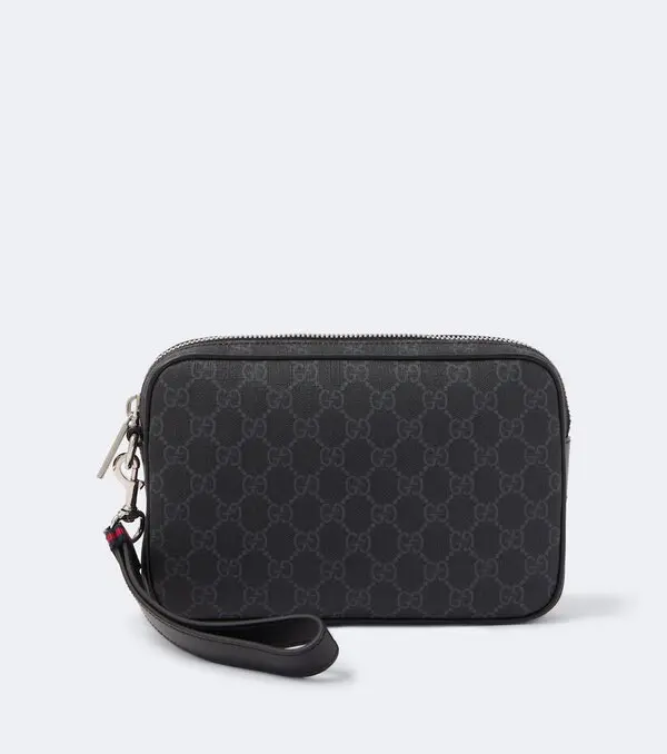 Gucci Gg Canvas Small Pouch - Black
