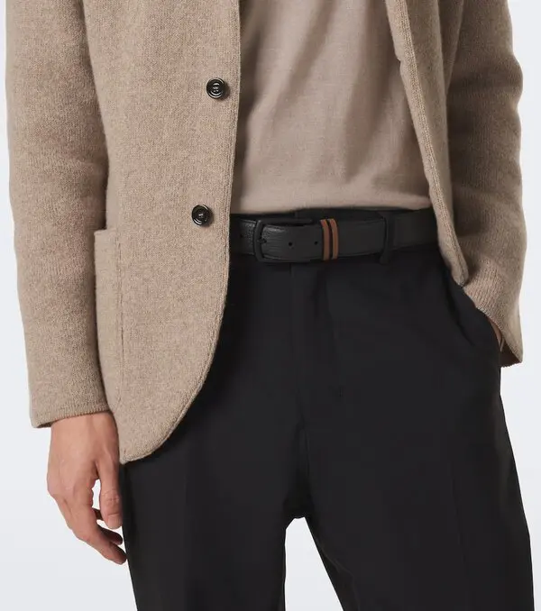 Zegna Leather Belt