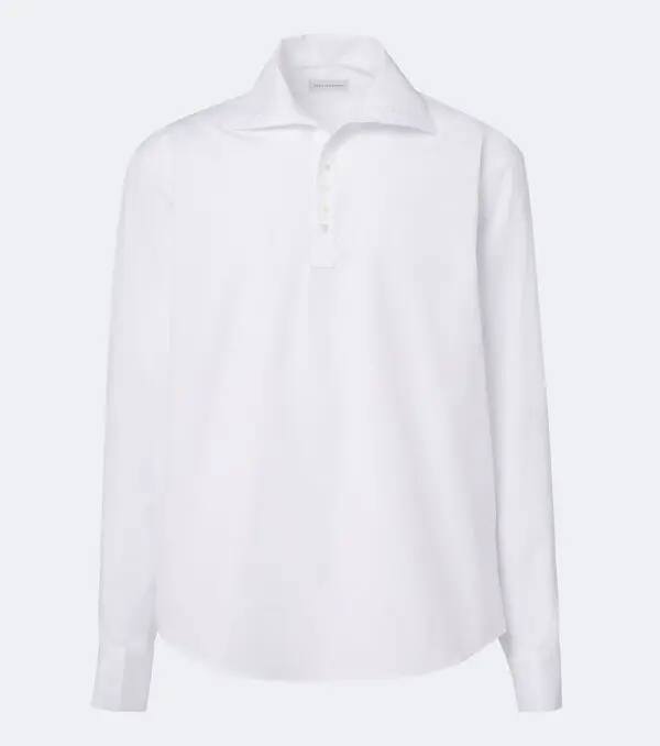 Dries Van Noten Cotton Poplin Shirt - White