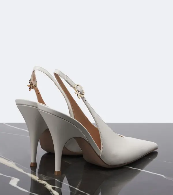 GIANVITO ROSSI Sofia Leather Slingback Pumps