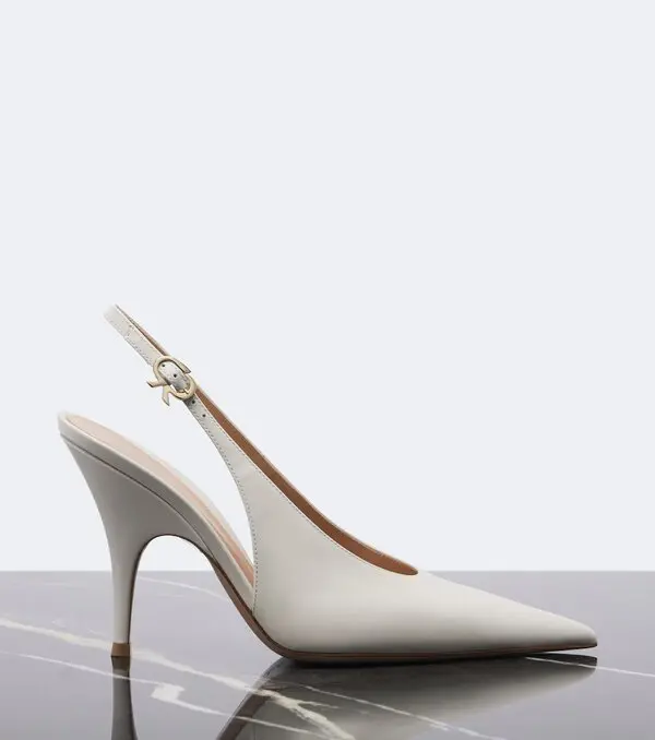 GIANVITO ROSSI Sofia Leather Slingback Pumps