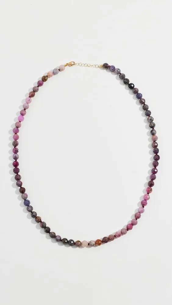 Jia Jia Double Long Necklace - Ruby