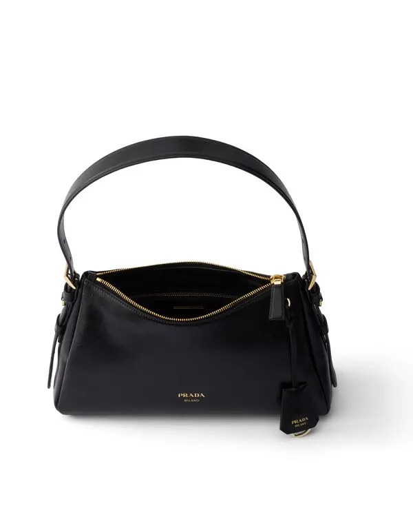 Prada Aimée Medium Leather Shoulder Bag