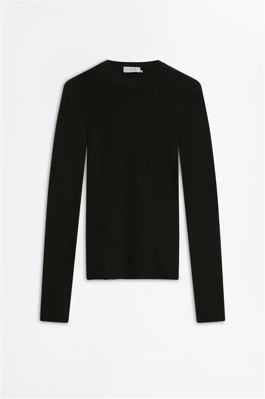 SCANLAN THEODORE US Babywool Crew Sweater - Black