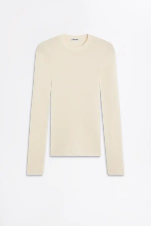 SCANLAN THEODORE US Babywool Crew Sweater - Ivory