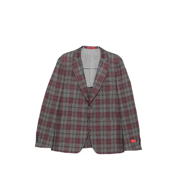 Isaia Grey Jackets Blazers - Gray