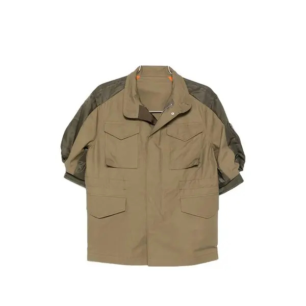 Sacai Jackets Military Jackets - Green
