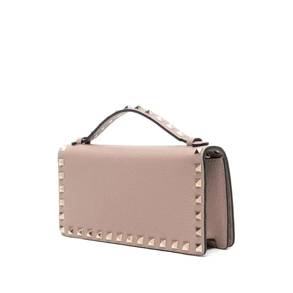Valentino Garavani Rockstud Wallet With Chain - Pink