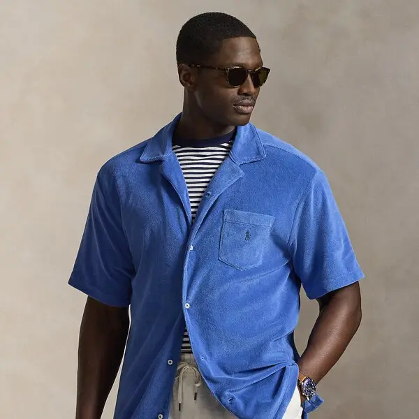 Ralph Lauren Terry Camp Shirt - Modern Royal