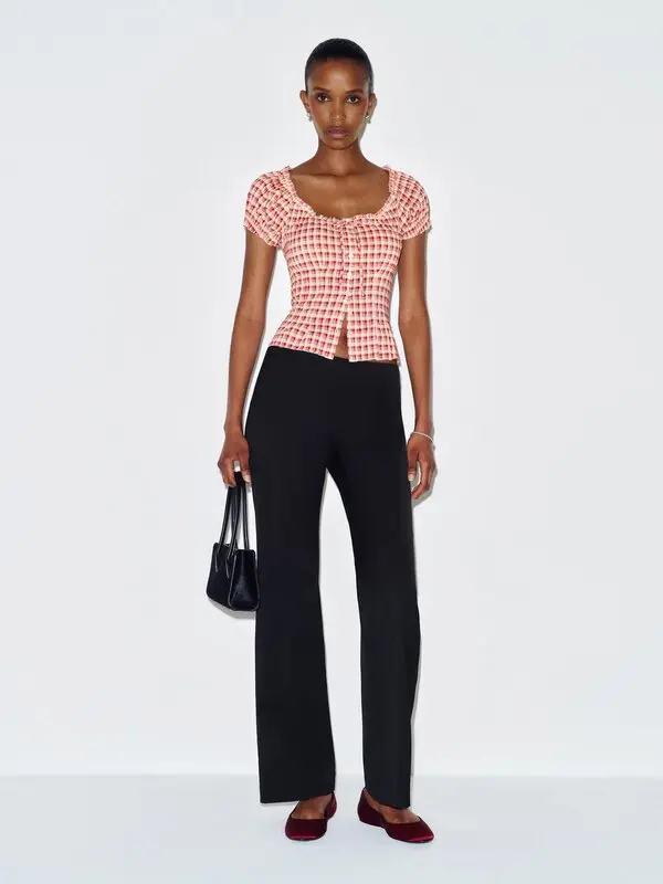 REFORMATION Adina Top - Red