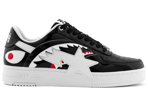 A BATHING APE Sta Os Shark - Black