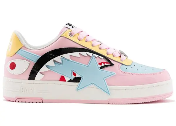 A BATHING APE Sta Os Shark - Pink
