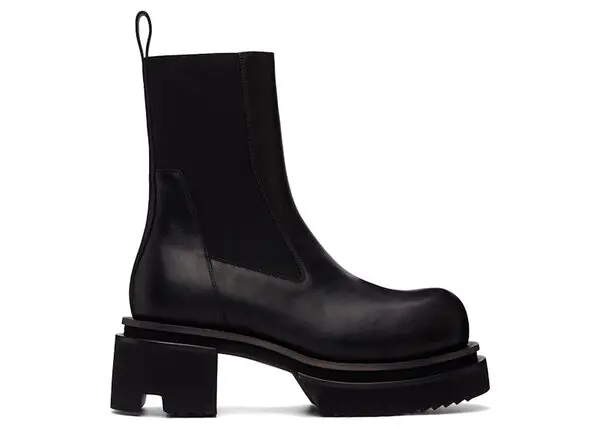 Rick Owens Bogun Chelsea Boot - Black